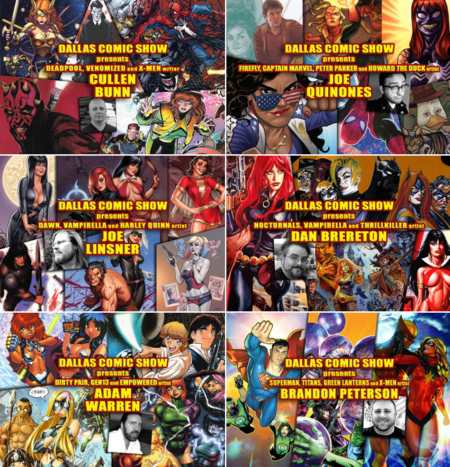 DALLAS COMIC SHOW April 6-7 - Becky Cloonan added! Cullen Bunn! Joe ...